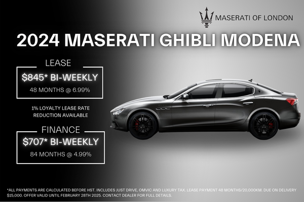 Maserati of London: New & Used Maserati Dealership | London, ON.